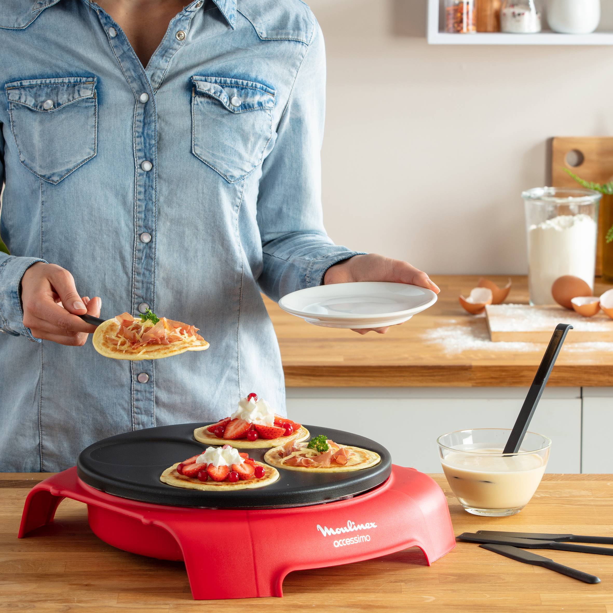 Accessimo 6pers. - Appareil à raclette et fondue | Moulinex